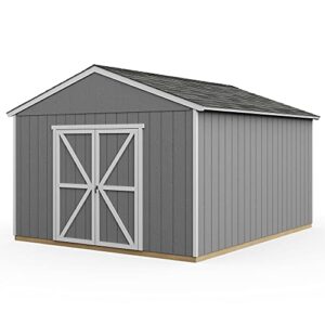 Handy Home Products Astoria 12x16 Do-It-Yourself Wooden Storage Shed with Floor