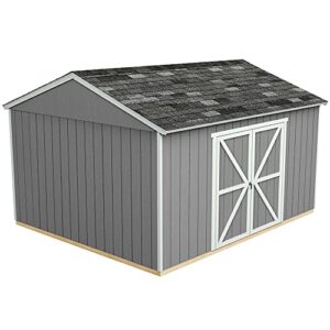 Handy Home Products Astoria 12x16 Do-It-Yourself Wooden Storage Shed with Floor