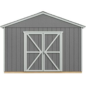 Handy Home Products Astoria 12x16 Do-It-Yourself Wooden Storage Shed with Floor