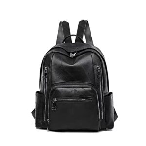 Women Backpack Purse PU Leather Shoulder Bag Travel Bag Handbag Casual Fashion Multifunctional Design Satchel Bag Anti-theft