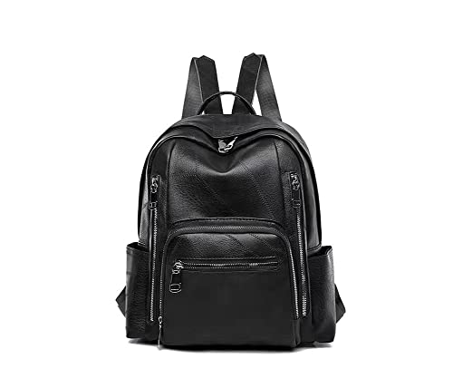 Women Backpack Purse PU Leather Shoulder Bag Travel Bag Handbag Casual Fashion Multifunctional Design Satchel Bag Anti-theft