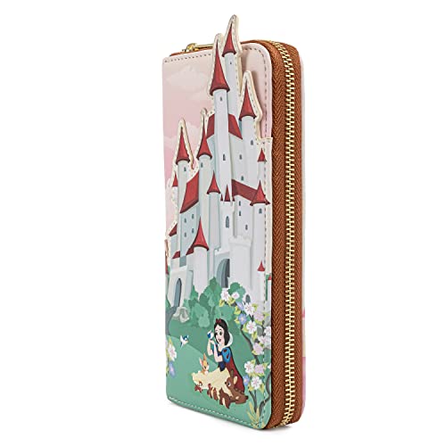 Loungefly Disney Snow White Castle Scene Zip Around Wallet