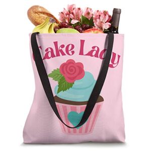 Cake Decorator Baker Bag for Her Pink Cupcake Pastry Chef Tote Bag