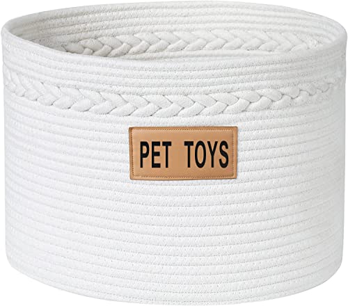 Midlee Oval Braided Handle Toys Basket