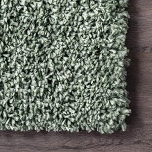 nuLOOM Belleza Shag Accent Rug, 2' x 3', Green