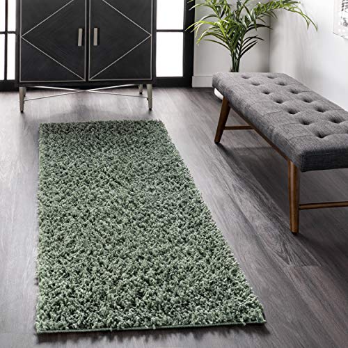 nuLOOM Belleza Shag Accent Rug, 2' x 3', Green