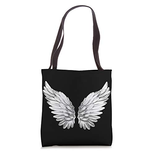 White Wings Freedom Guardian For Men & Women Angel Tote Bag