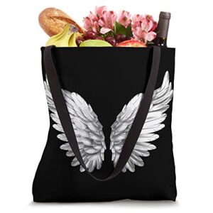 White Wings Freedom Guardian For Men & Women Angel Tote Bag