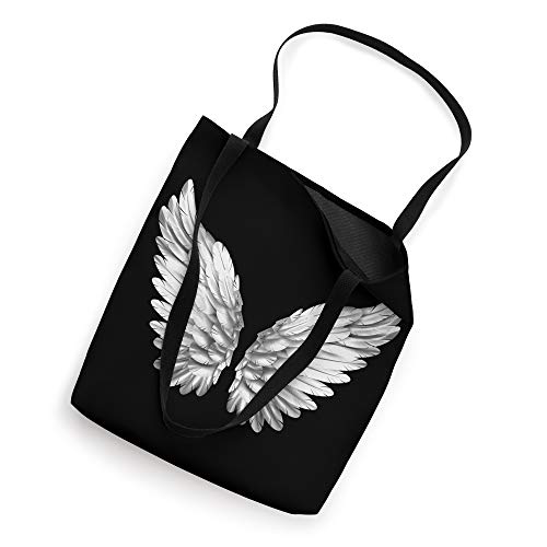 White Wings Freedom Guardian For Men & Women Angel Tote Bag