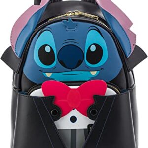 Loungefly Disney Vampire Stitch Bowtie Womens Double Strap Shoulder Bag Purse