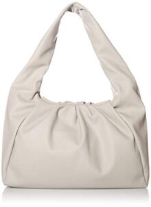 the drop women’s janelle gathered shoulder bag, ice grey, one size