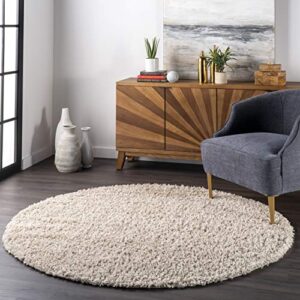 nuLOOM Belleza Shag Area Rug, 4' x 6', Beige