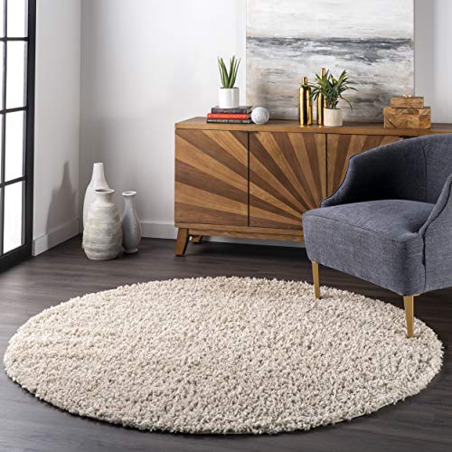 nuLOOM Belleza Shag Area Rug, 4' x 6', Beige