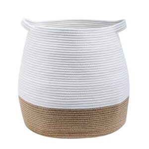 midlee rope & jute bottom toy basket