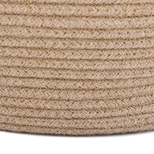 Midlee Rope & Jute Bottom Toy Basket