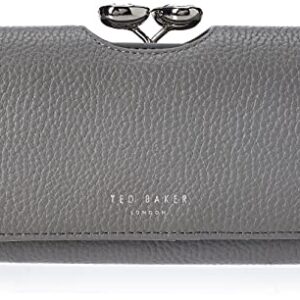 Ted Baker Women's 0 Travel Accessory-Bi-Fold Wallet, Grey, us:one Size