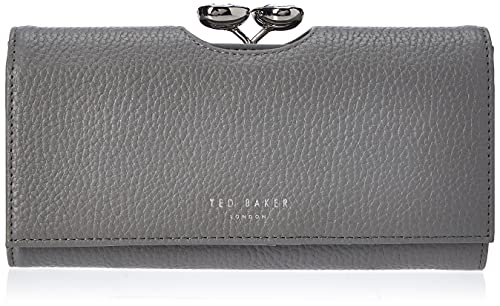 Ted Baker Women's 0 Travel Accessory-Bi-Fold Wallet, Grey, us:one Size