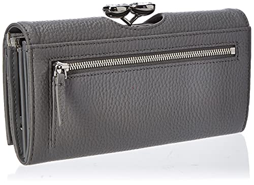 Ted Baker Women's 0 Travel Accessory-Bi-Fold Wallet, Grey, us:one Size