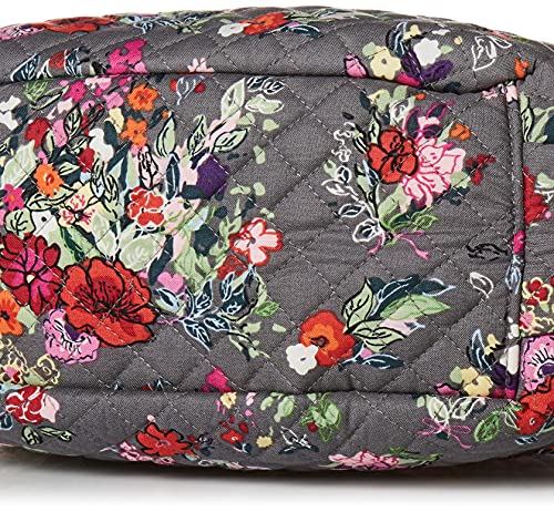 Vera Bradley Women's Cotton on the Go Crossbody Purse, Hope Blooms - Recycled Cotton, One Size