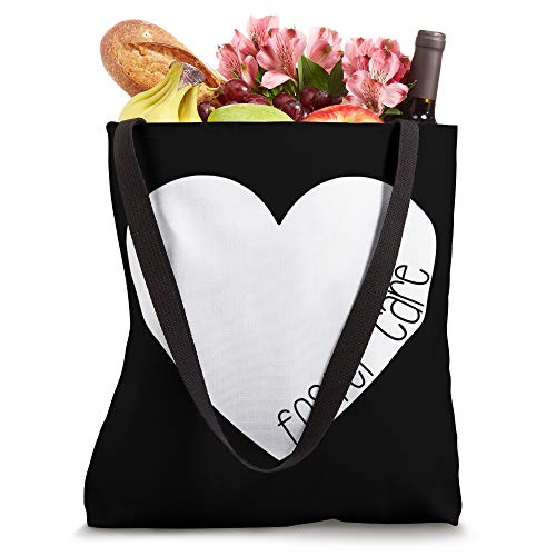 Foster Care Heart Love Foster Parent Mom Tote Bag