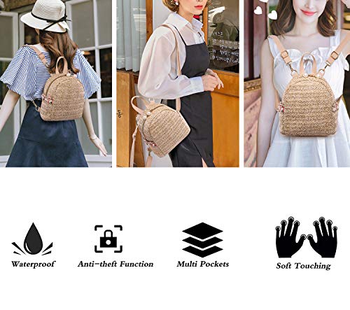 COFIHOME Fashion Backpack - Waterproof Anti-theft Backpack Purse Travel Bag Handbags Shoulder Bag Crossbody Bags for Women