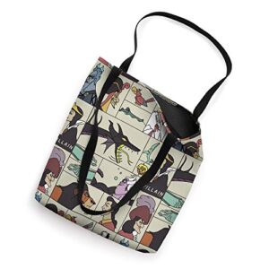 Disney Villains Panels Tote Bag