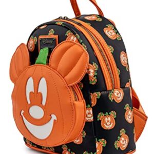 Loungefly Disney Mickey-O-Lantern Womens Double Strap Shoulder Bag Purse