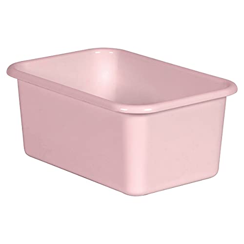 Teacher Created Resources® Blush Small Plastic Storage Bin