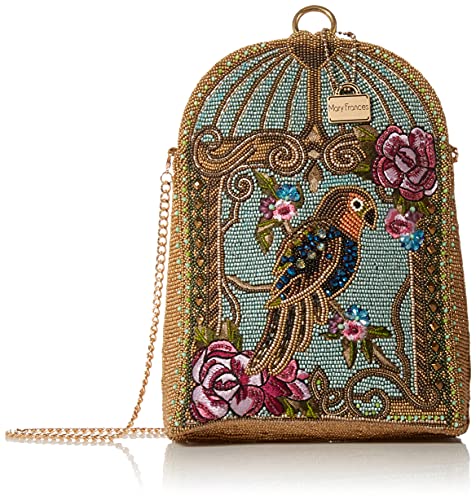 Mary Frances Pretty Parrot Beaded Crossbody Handbag, Multi