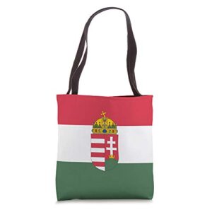 hungarian flag hungary magyarorszag tote bag