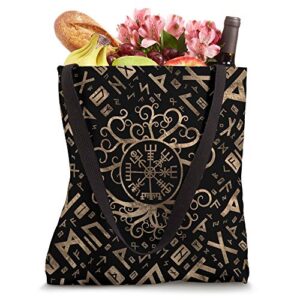 Vegvisir and Tree of life -Yggdrasil Tote Bag