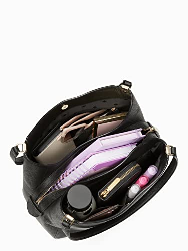 Kate Spade Leila Medium Triple Compartment Shoulder (Black)