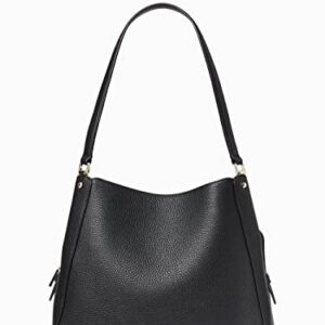 Kate Spade Leila Medium Triple Compartment Shoulder (Black)