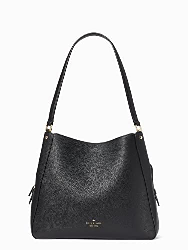 Kate Spade Leila Medium Triple Compartment Shoulder (Black)