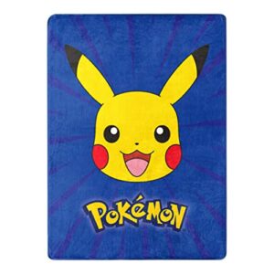 northwest pokemon burst pika silk touch throw blanket, 46″ x, 60″