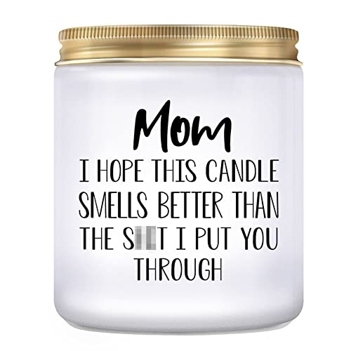 Gifts for Mom from Daughter, Son- Mom Gifts, Funny Birthday Gifts for Mom, Mothers Day & Christmas Day Gifts for Mom, Lavender Candles(7oz)