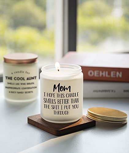 Gifts for Mom from Daughter, Son- Mom Gifts, Funny Birthday Gifts for Mom, Mothers Day & Christmas Day Gifts for Mom, Lavender Candles(7oz)