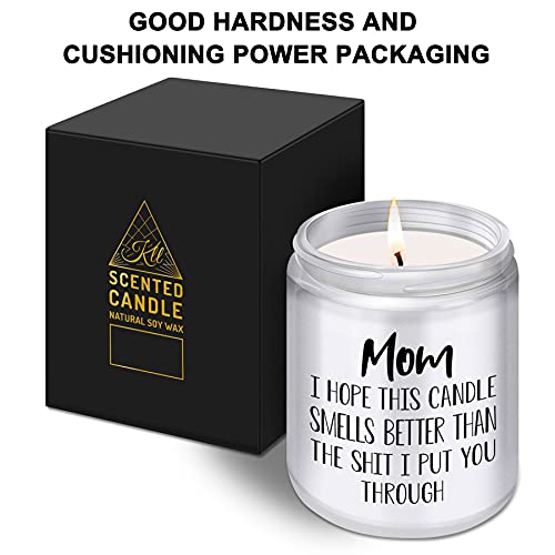 Gifts for Mom from Daughter, Son- Mom Gifts, Funny Birthday Gifts for Mom, Mothers Day & Christmas Day Gifts for Mom, Lavender Candles(7oz)