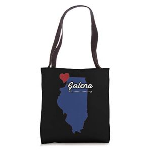 city of galena illinois | il town – novelty merch gift – tote bag