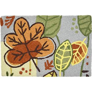 Jellybean Modern Indoor / Outdoor Mat Home Comfort Rugs 20"X 30" Rectangle Fall Colors