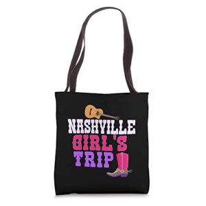 nashville girls trip 2021 bachelorette hen party weekend tote bag