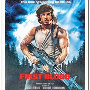 Rambo First Blood Movie Poster (24 x 36 inch / 61 x 91 cm) unframed, Display Ready Photo Print