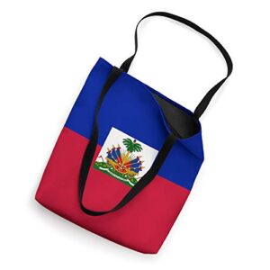 Haiti Haitian Flag Tote Bag