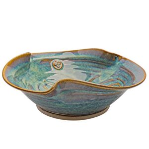 Castle Arch Pottery Newgrange Bowl Hand-Glazed, Handmade In Ireland, With Ancient Celtic Symbol, Irish Gifts 7 Inches Diameter 2 Inches Height 250 ML (Small)