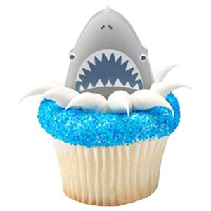 DecoPac Shark Shaped Birthday Cake Candle