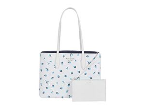 kate spade new york all day dainty bloom large tote optic white multi one size