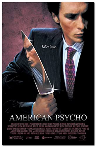 Print America American Psycho Movie Poster (24 x 36 inch / 61 x 91 cm) unframed, Display Ready Photo Print