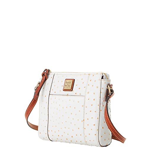 Dooney & Bourke Ostrich Lexington Crossbody Shoulder Bag