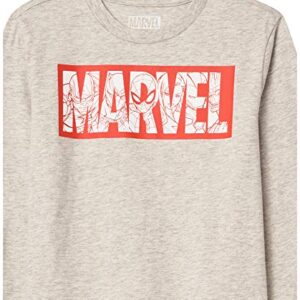 Amazon Essentials Disney | Marvel | Star Wars Boys' Long-Sleeve T-Shirts, Pack of 2, Marvel Avengers, X-Small