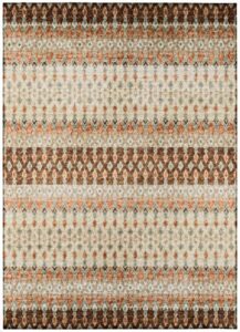 addison bravado geometric ikat canyon power loomed 8′ x 10′ area rug